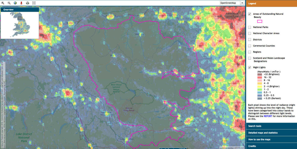 How dark is it? - North Pennines AONB